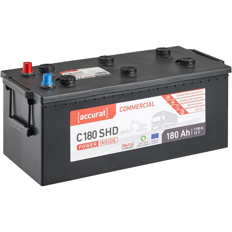Accurat Commercial C180 SHD LKW-Batterie 180Ah online kaufen im kfz ...